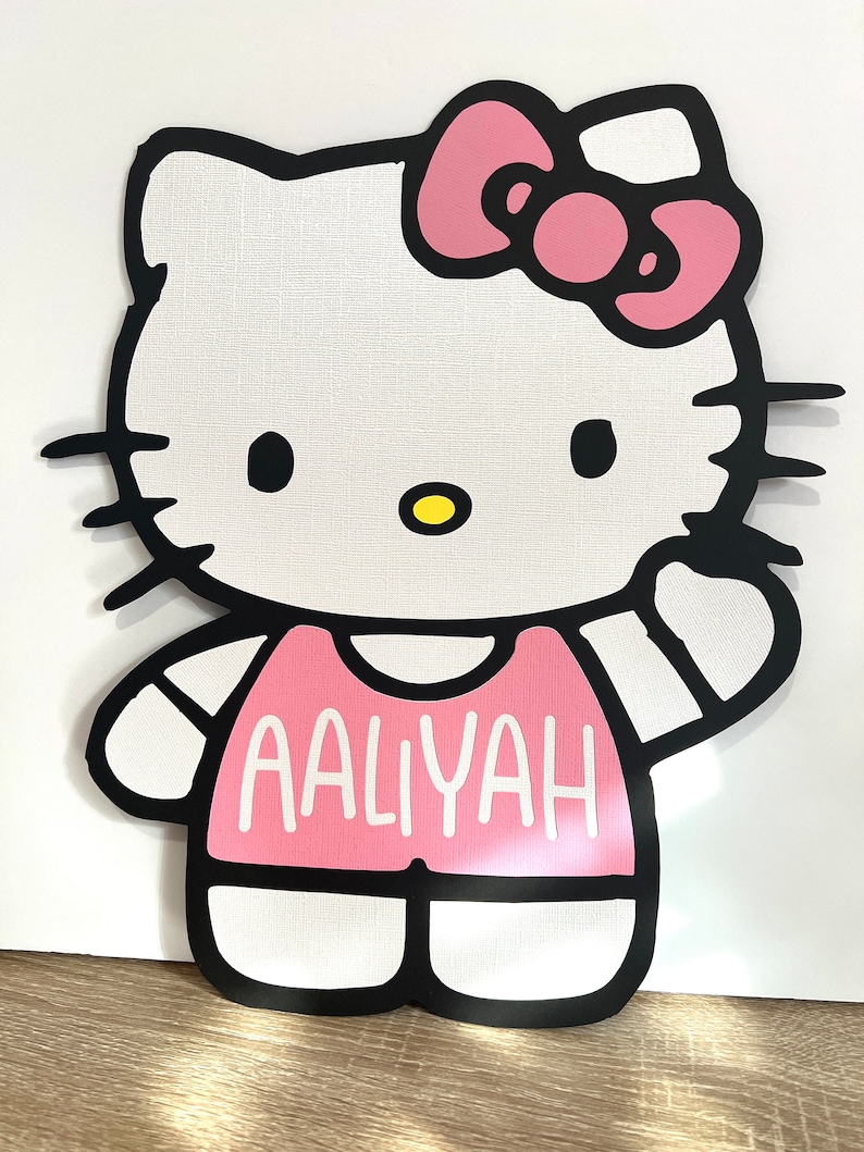 Kitty Poster, Pink Kitty Party, Girls Birthday Decor, Custom Party ...