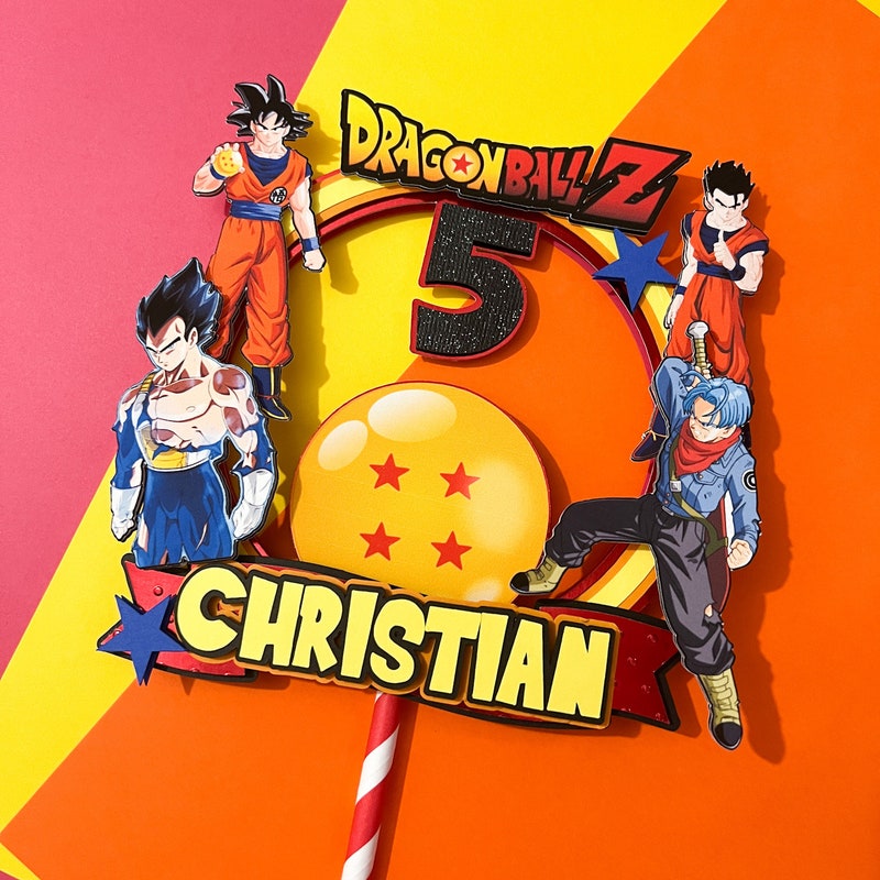 Dragonball Z Cake Topper - Etsy