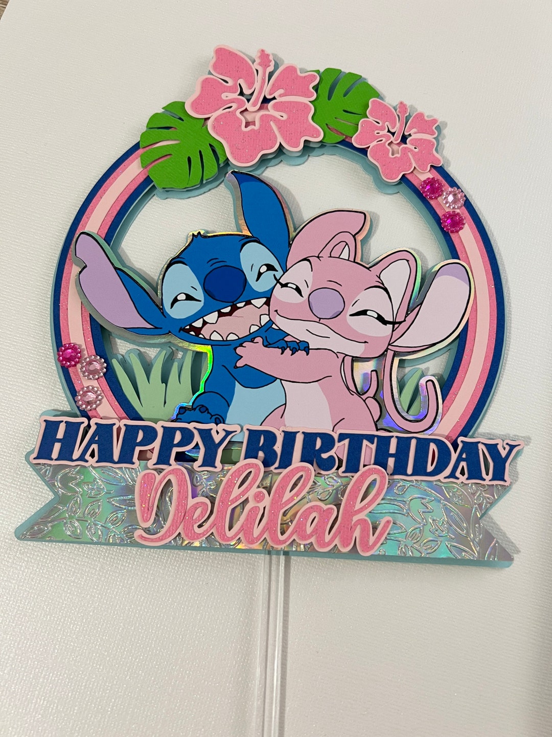 Stitch Cupcake Toppers - Etsy