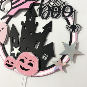Halloween Cake Topper/spooky Cake Topper/halloween Decoration/girly ...