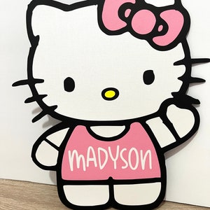 Kitty Poster, Pink Kitty Party, Girls Birthday Decor, Custom Party ...