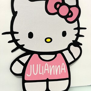 Kitty Poster, Pink Kitty Party, Girls Birthday Decor, Custom Party ...