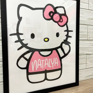 Kitty Poster, Pink Kitty Party, Girls Birthday Decor, Custom Party ...