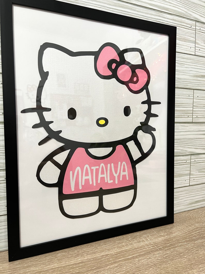 Kitty Poster, Pink Kitty Party, Girls Birthday Decor, Custom Party ...