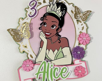 Princess Tiana Cake Topper Princess and the Frog Cake Topper Tiana Cake ...