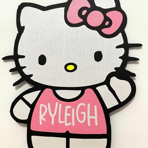 Kitty Poster, Pink Kitty Party, Girls Birthday Decor, Custom Party ...