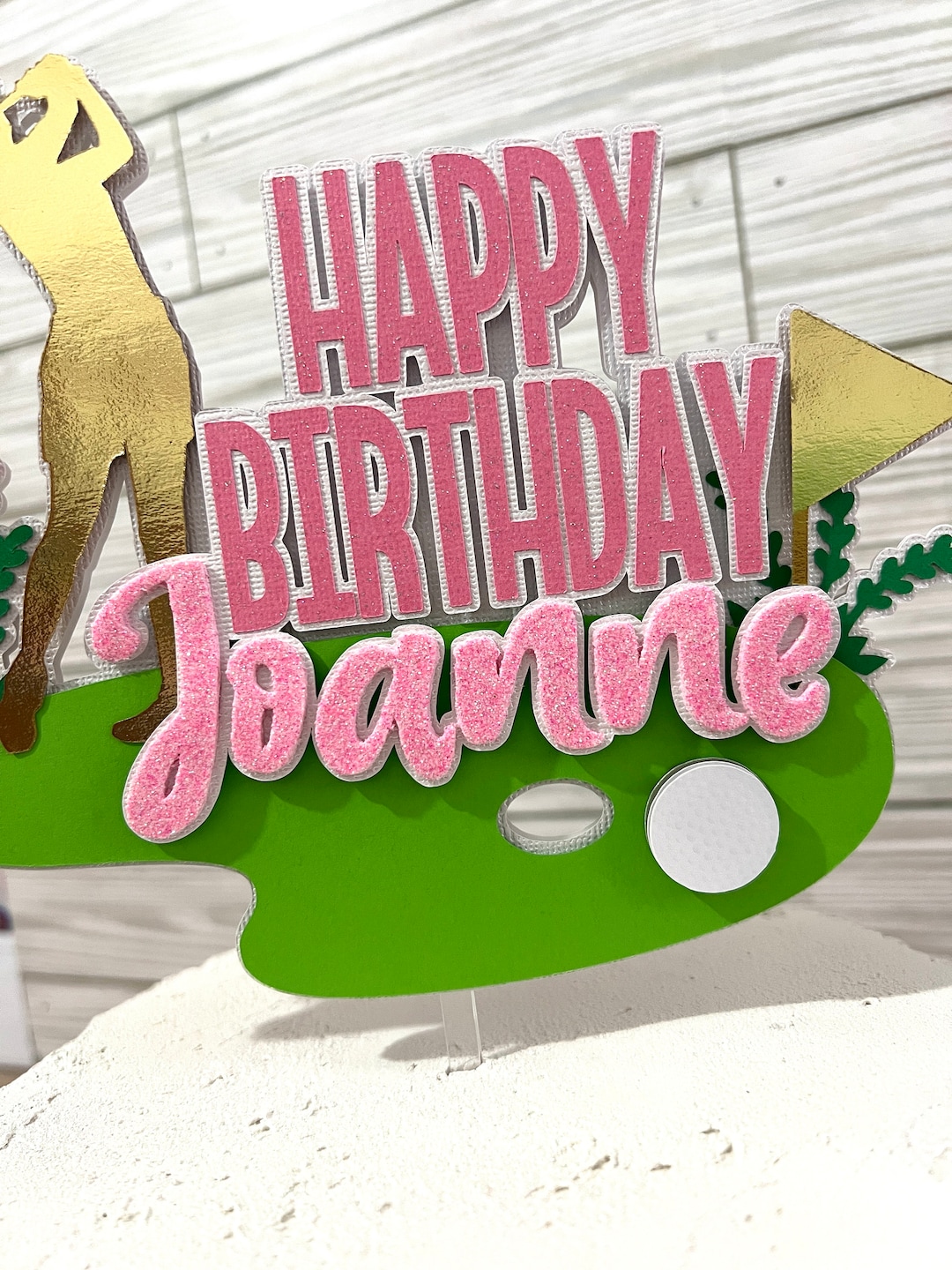 Ladies Golf Cake Topper Birthday Cake Topper Golf Cake Sports - Etsy