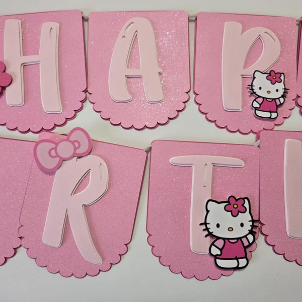 Hello Kittys Banner - Etsy