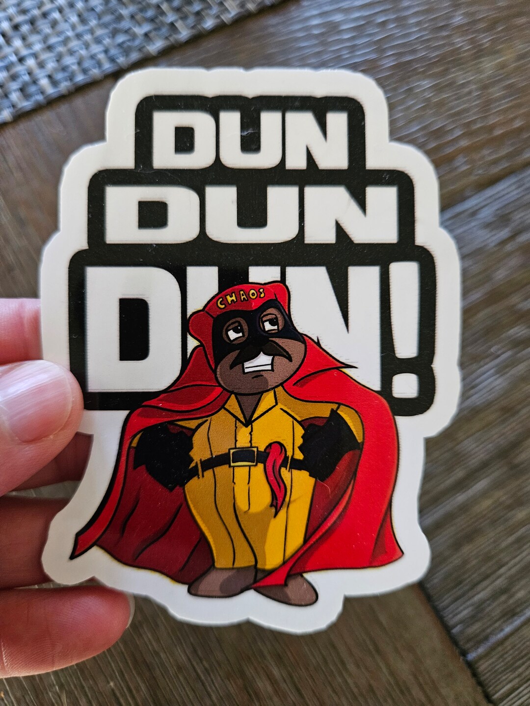 Chaos Bear Sticker Cannonball Run Sticker - Etsy