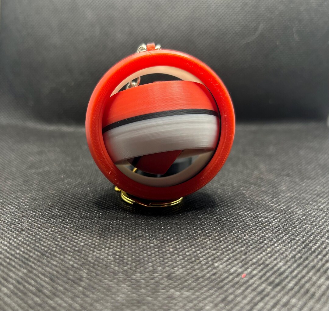 3D Printed Pokeball Designed Pokémon Gyroscopic Spinner Sensory ...