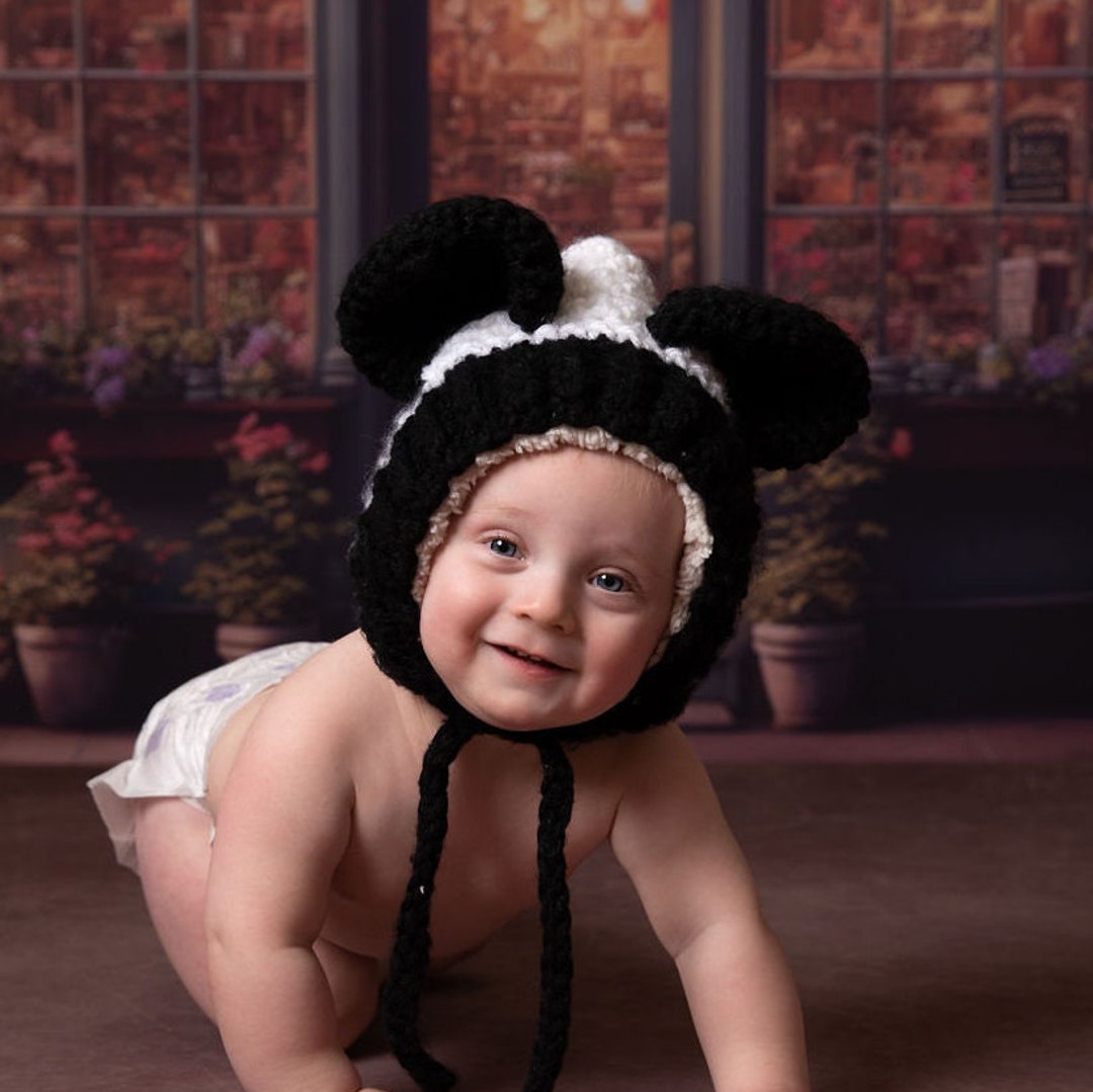 Crochet Panda Pixie Hat - Etsy