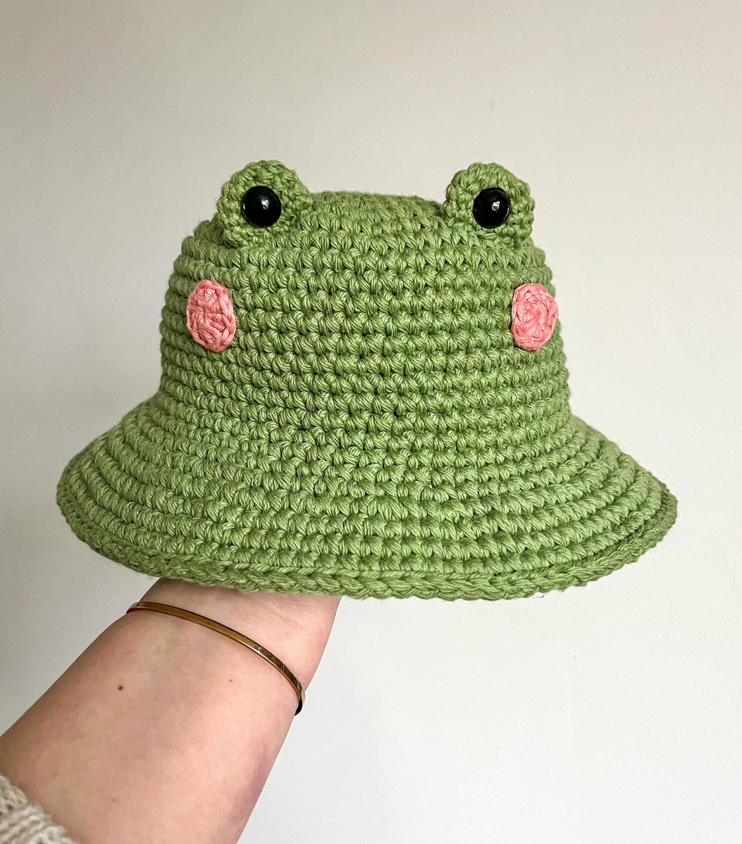 Crochet Frog Sun Hat, Froggy Sun Hat, Frog Bucket Hat. Frog Hat ...