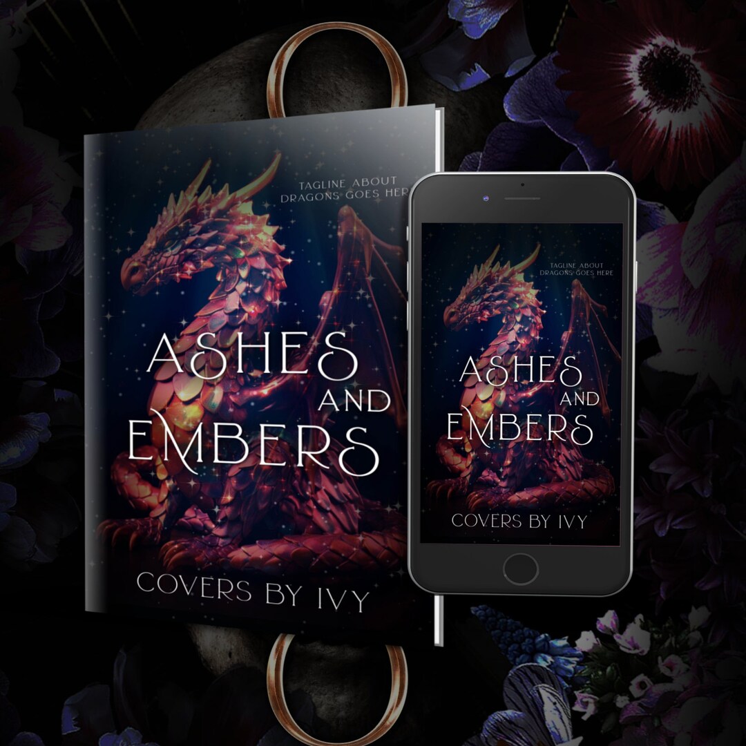Ashes and Embers Premade Book Cover, YA, Dark, RH, Magic, Historical ...