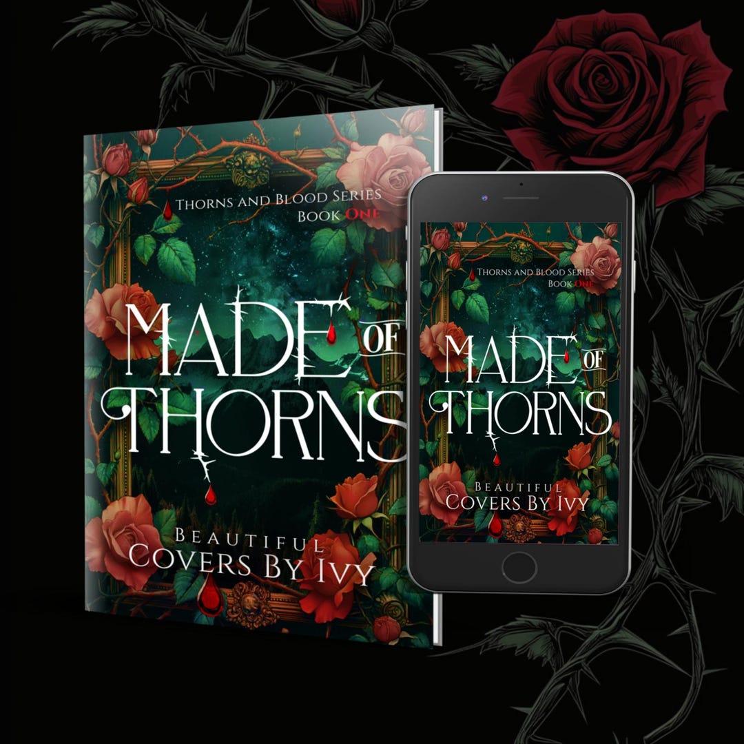 Premade Fantasy Book Cover, Dark Magic, YA Gothic Design - Etsy