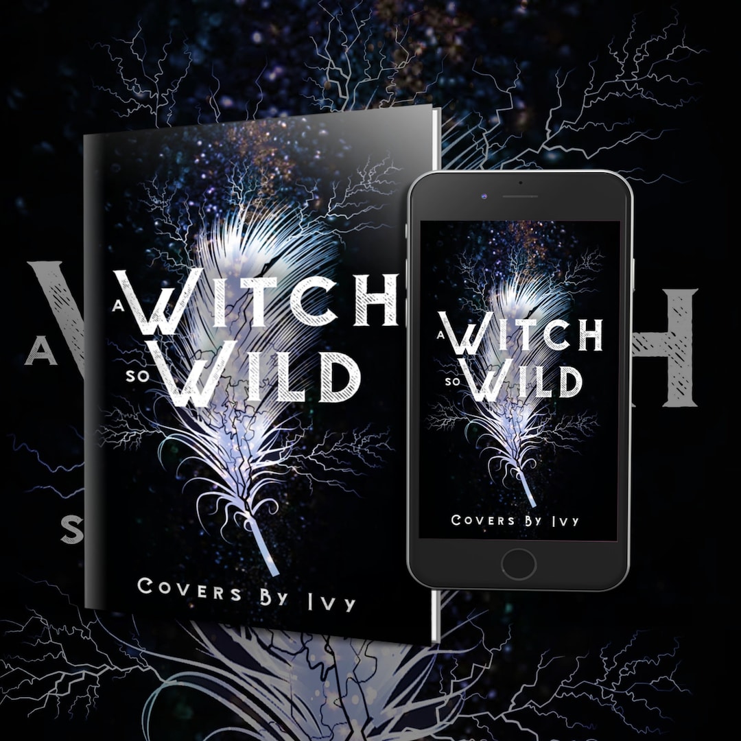 Dark Fantasy Witch Book Cover, Premade YA Paranormal Design - Etsy
