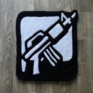 GTA Gun Icon Rug - Etsy
