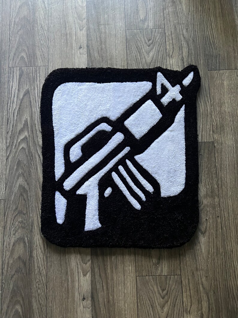 GTA Gun Icon Rug - Etsy