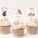 Wizard Cupcake Toppers, Editable Magic School Birthday Cake Decor ...