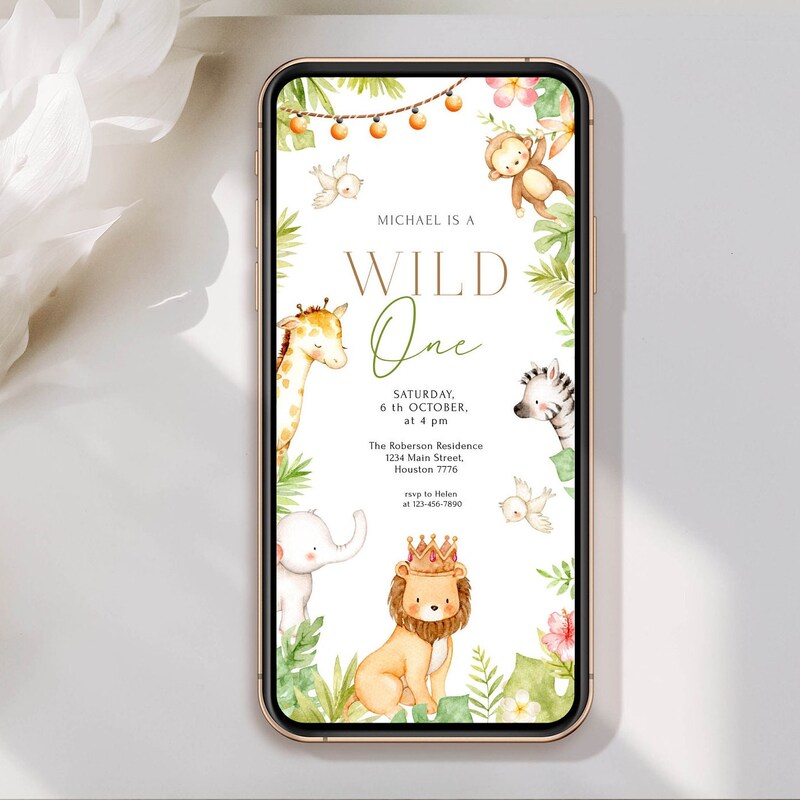 Phone Invitation - Etsy