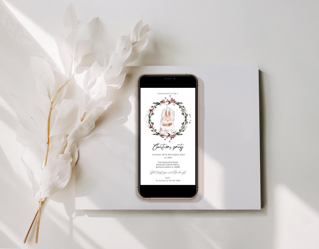 Rustic Wreath Christmas Party Invitation Template Christmas Etsy rustic-wreath-christmas-party-invitation-template-christmas-etsy