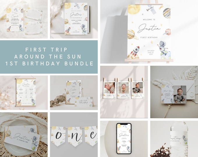 Sunshine Birthday Bundle Set, Sun Birthday Bundle, Our Little Sunshine ...