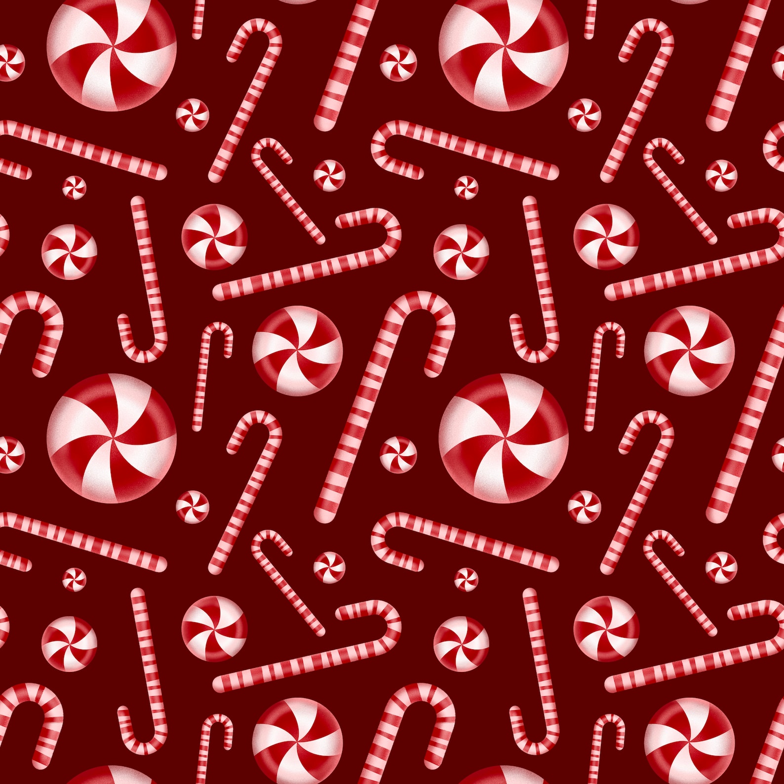 Seamless Peppermint Candy Pattern, Christmas Pattern, Digital Paper - Etsy