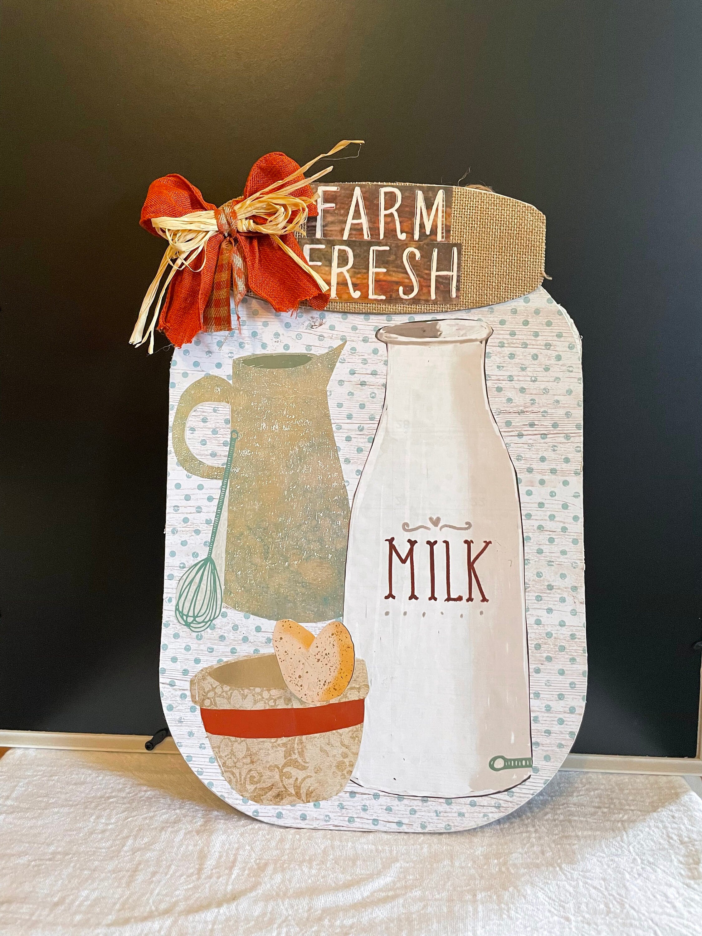 Mason Jar With Farm Design - Etsy
