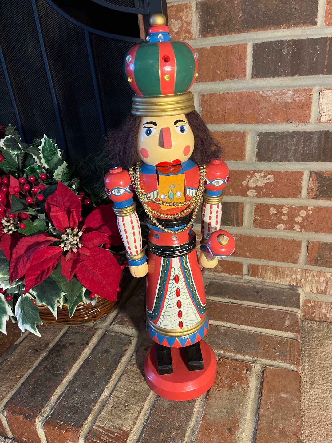 Vintage Jeweled Nutcracker - Etsy