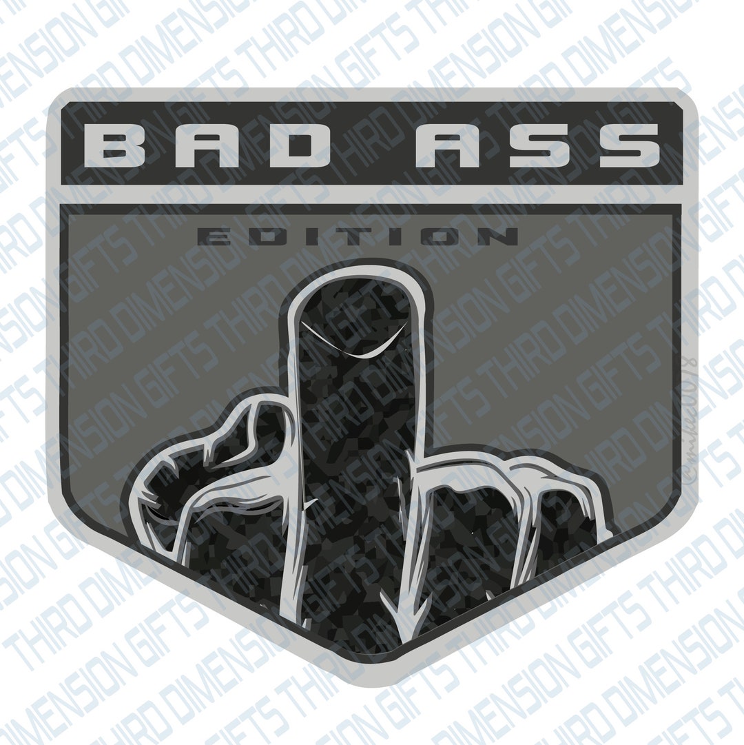 Bronco Big Bend "bad Ass" Vinyl Badge Set - Etsy