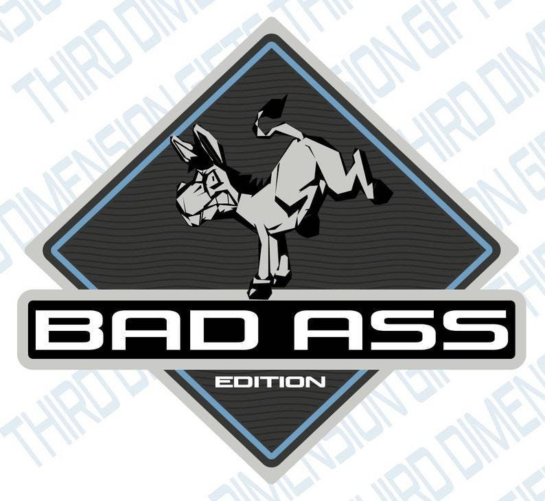 Bronco Outer Banks Bad Ass Donkey Badge - Etsy Australia