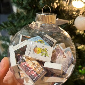 A Year of Books Custom & Personalized Miniature Book Ornament - Etsy