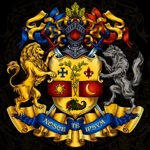 Family Coat of Arms to Order - Etsy
