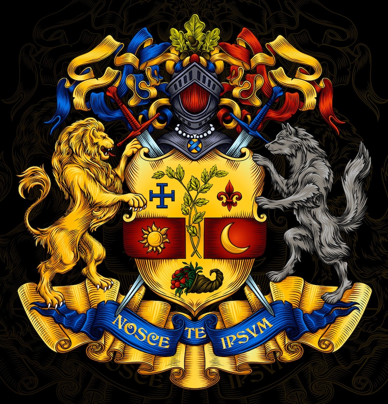 Family Coat of Arms to Order - Etsy