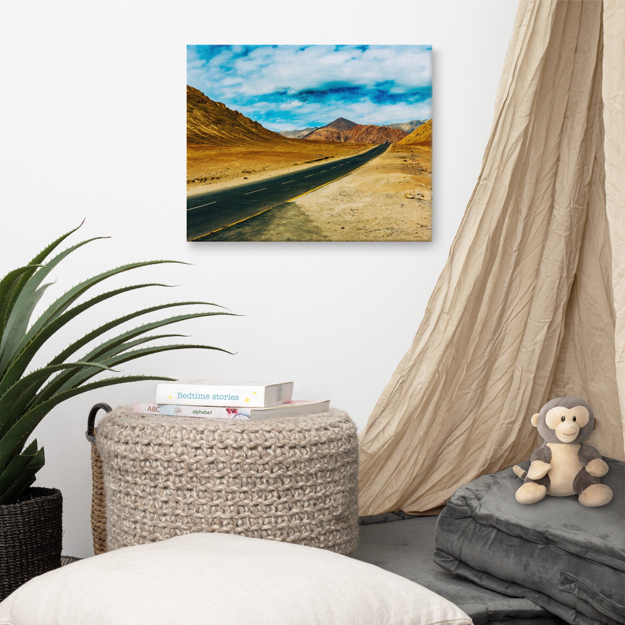 Open Road Mountain Road Wall Art Desert Road Landscape on the Road - Etsy