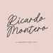 Ricardo Montero / Wedding Font Logo Font Boho Font Branding - Etsy