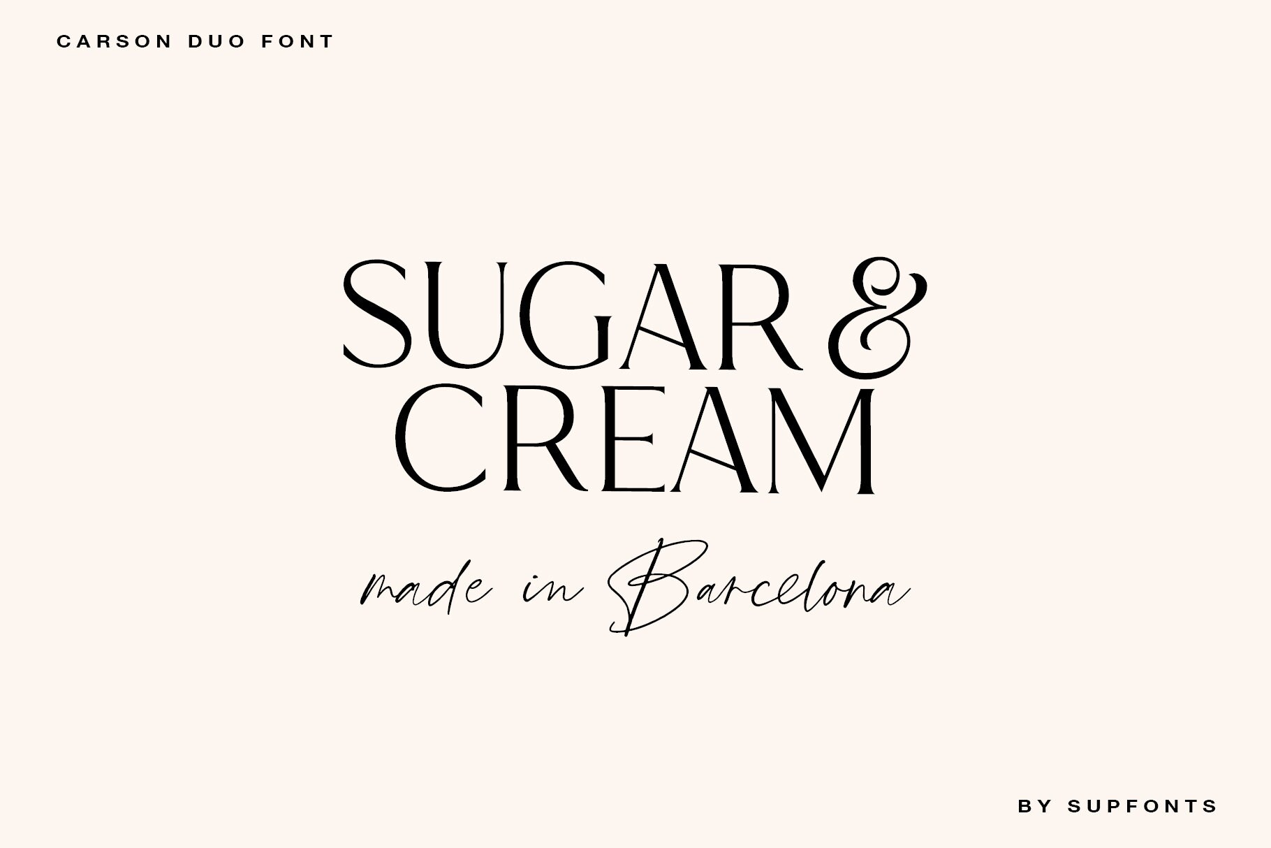 Carson Font DUO / Handwritten Script Font, Wedding Font, Logo Font ...