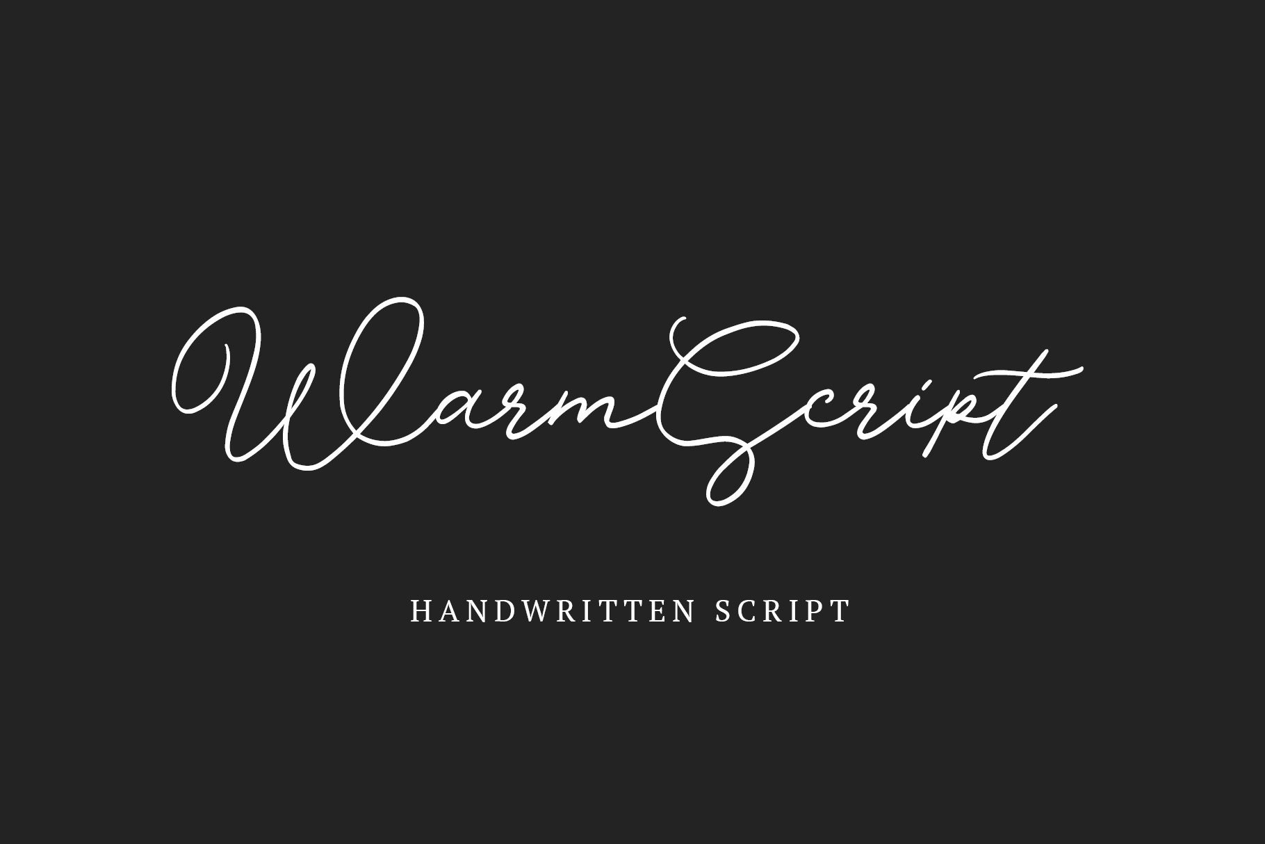 Warm Script / Wedding Font Logo Font Boho Font Branding - Etsy