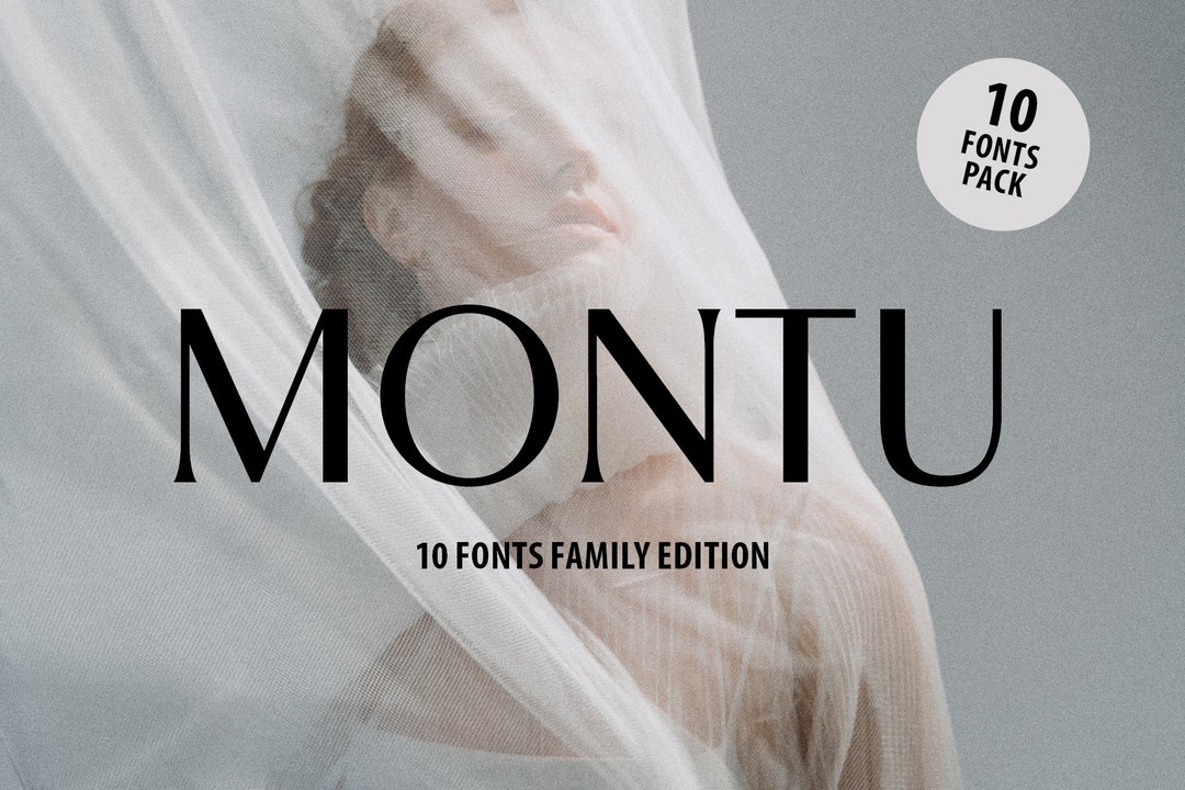 Montu Bundle / Modern Serif Wedding Font Logo Font Boho - Etsy