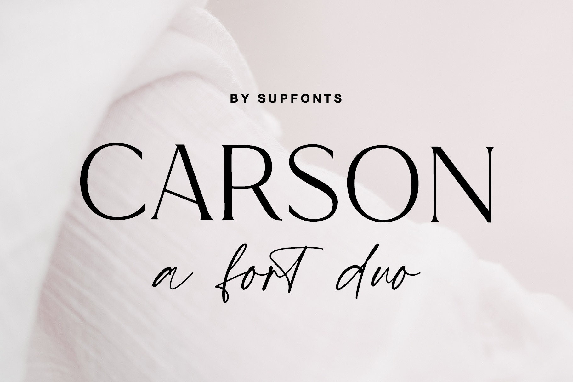 Carson Font DUO / Handwritten Script Font, Wedding Font, Logo Font ...