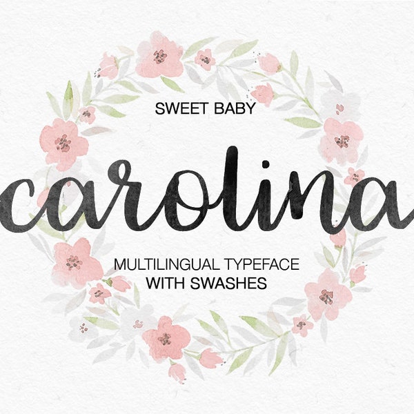 Carolina Script Font - Etsy