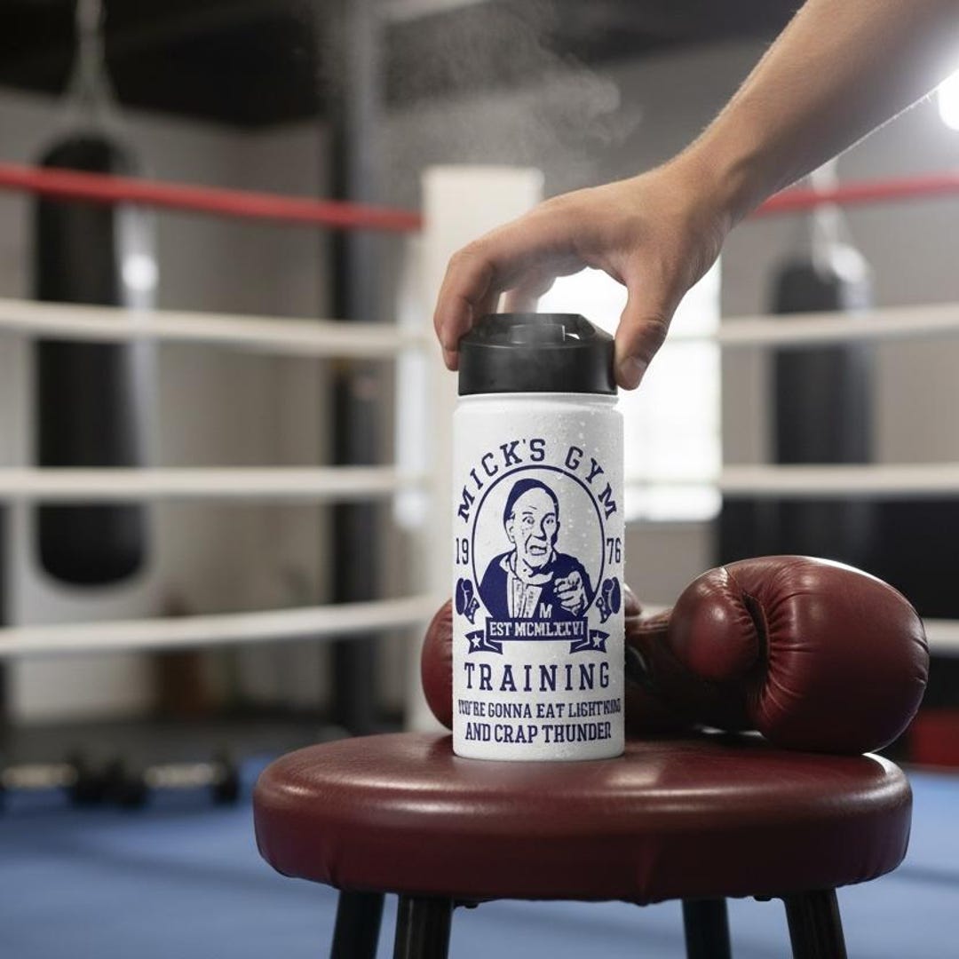 Mick's Gym 1976 Stainless Steel Water Bottle, Standard Lid (three Sizes ...