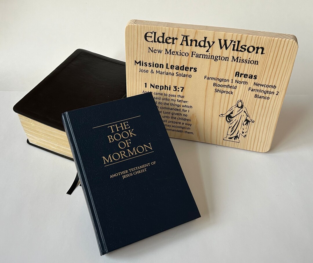 LDS Mission Plaque Custom Laser Engraved Sister Missionary Gift for ...