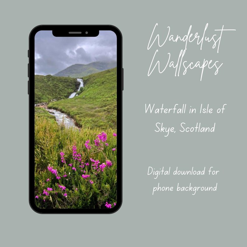 Scotland Waterfall, Wallpaper Lock Screen for Iphone, Android, and ...