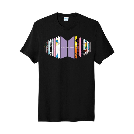 BTS PROOF We Are Bulletproof Album Stack Tee BTS Proof Album - Etsy
