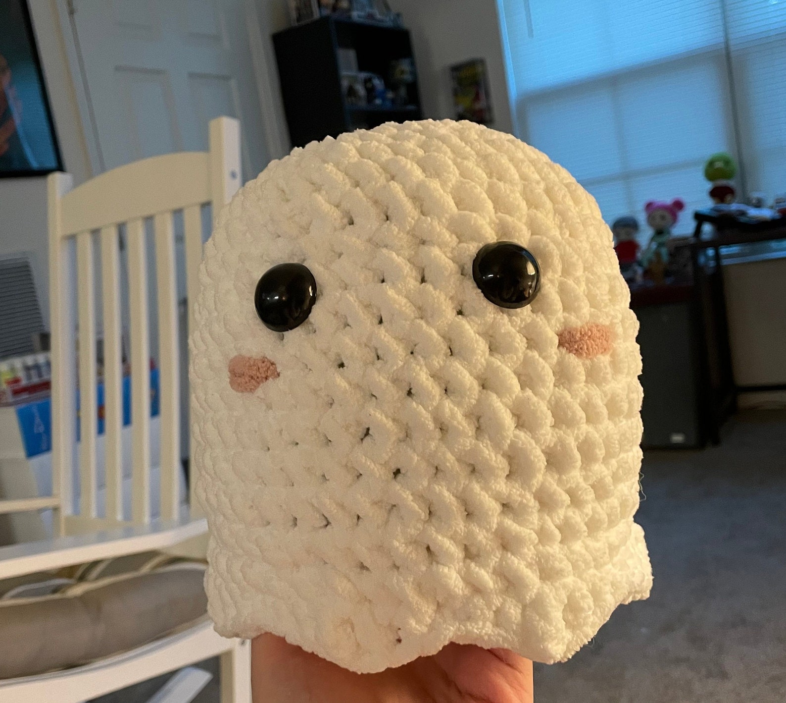 Little Ghost Friend - Ghost Plush - Halloween Ghost - Chubby Ghost - Etsy