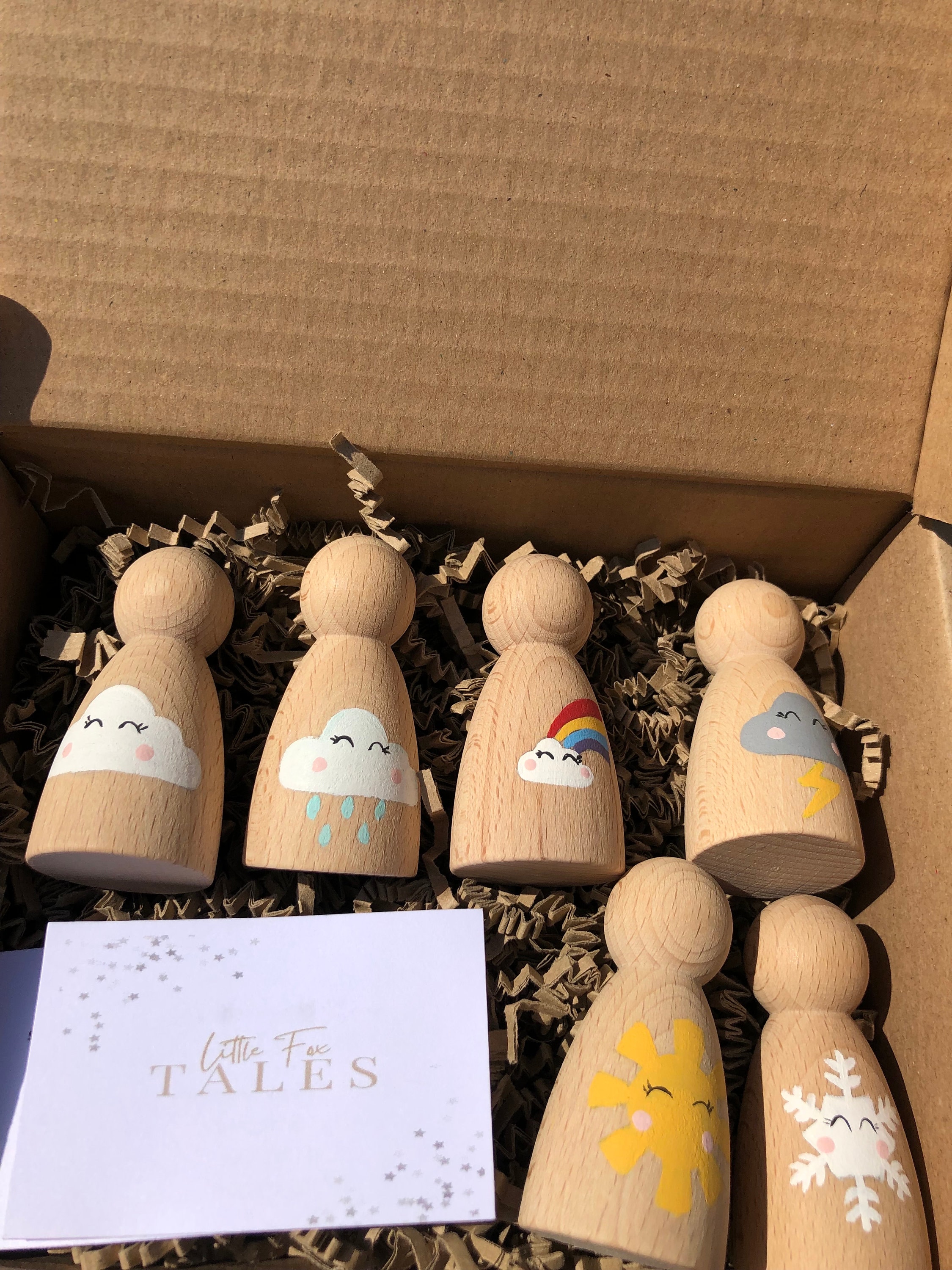 Weather Peg Doll Set/ Montessori/ Preschool Resource/ Tuff - Etsy