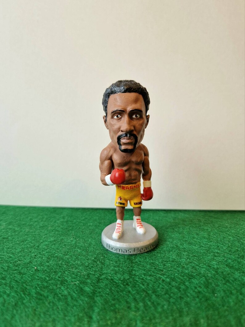 Tommy 'hitman' Hearns Boxing Figure 3 Inches Tall - Etsy