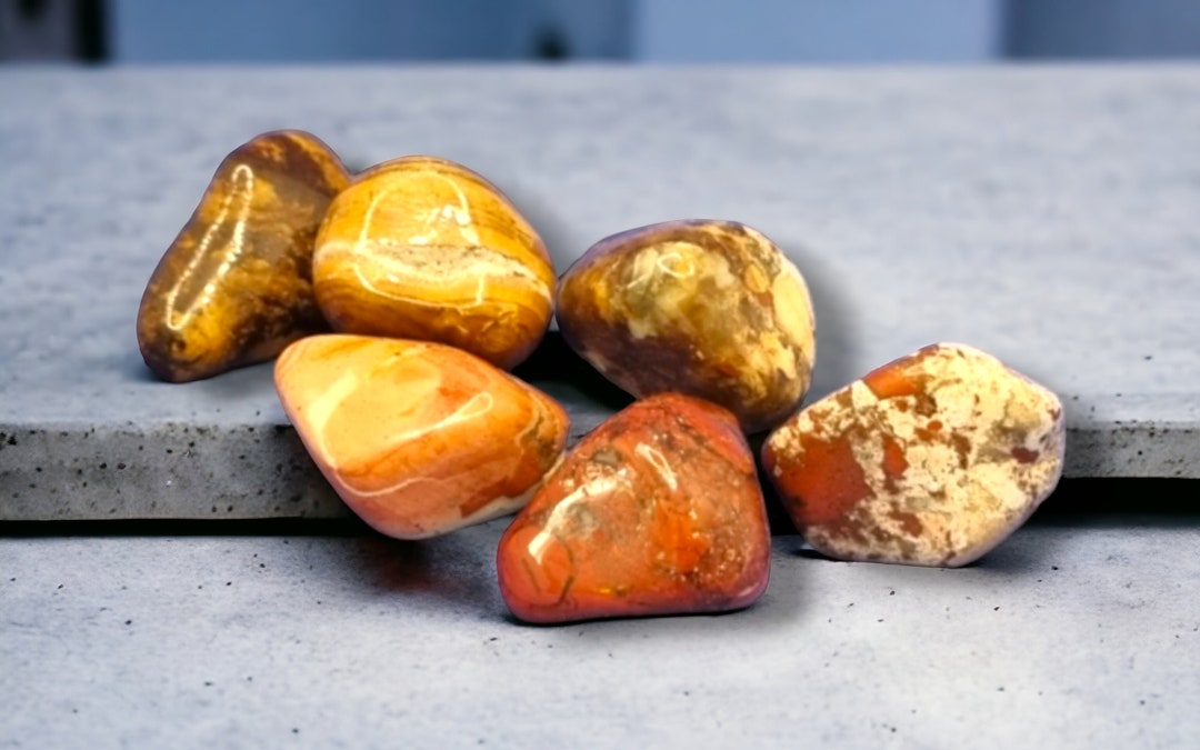 Polished Brecciated Jasper Chakra Cleansing Energy Balancing Colourful ...