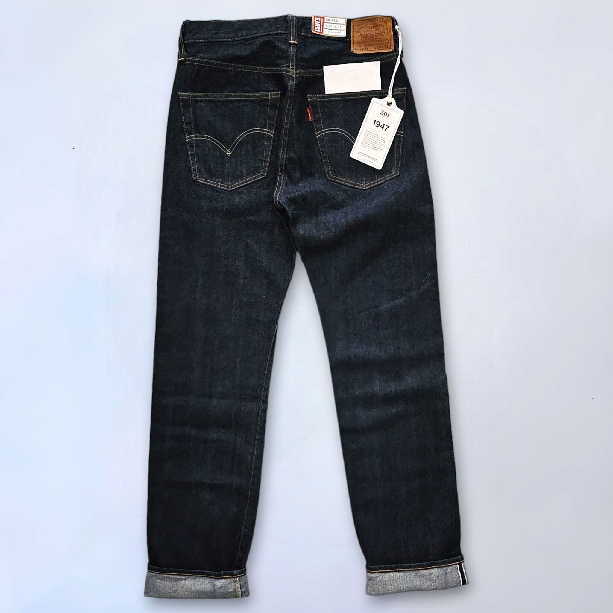 NWT LVC Levi's Vintage Clothing 1947 501 XX W30L34 Made in Japan Big E ...
