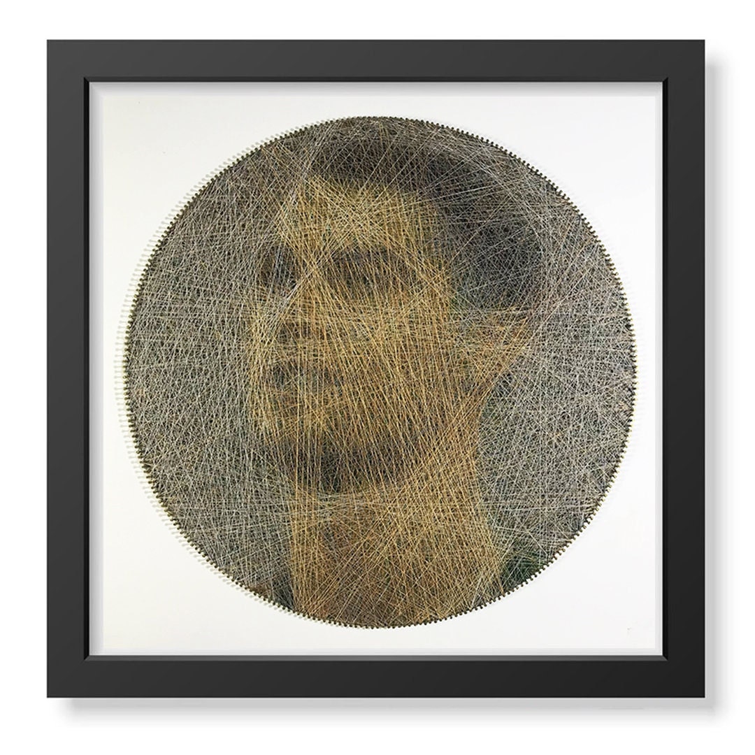 Cristiano Ronaldo CR7 String Art Portrait Colour Threads DIY - Etsy